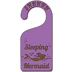 LaserQuick Custom Hanging Door Knob Signs-(Baby Themed)-Celeb City Purple