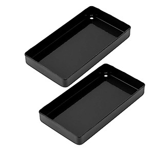 Cart Shelf, 2 Tier Metal Tools Trolley Superb Craftsmanship Easy To Assemble and Disassemble for Placing Bolts,Screws(black)