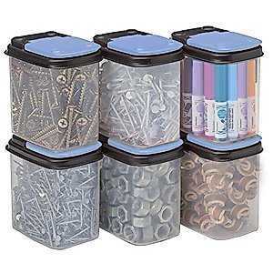 Buddeez Bits and Bolts Small Storage, 8 Pack, Blue, 8 Piece