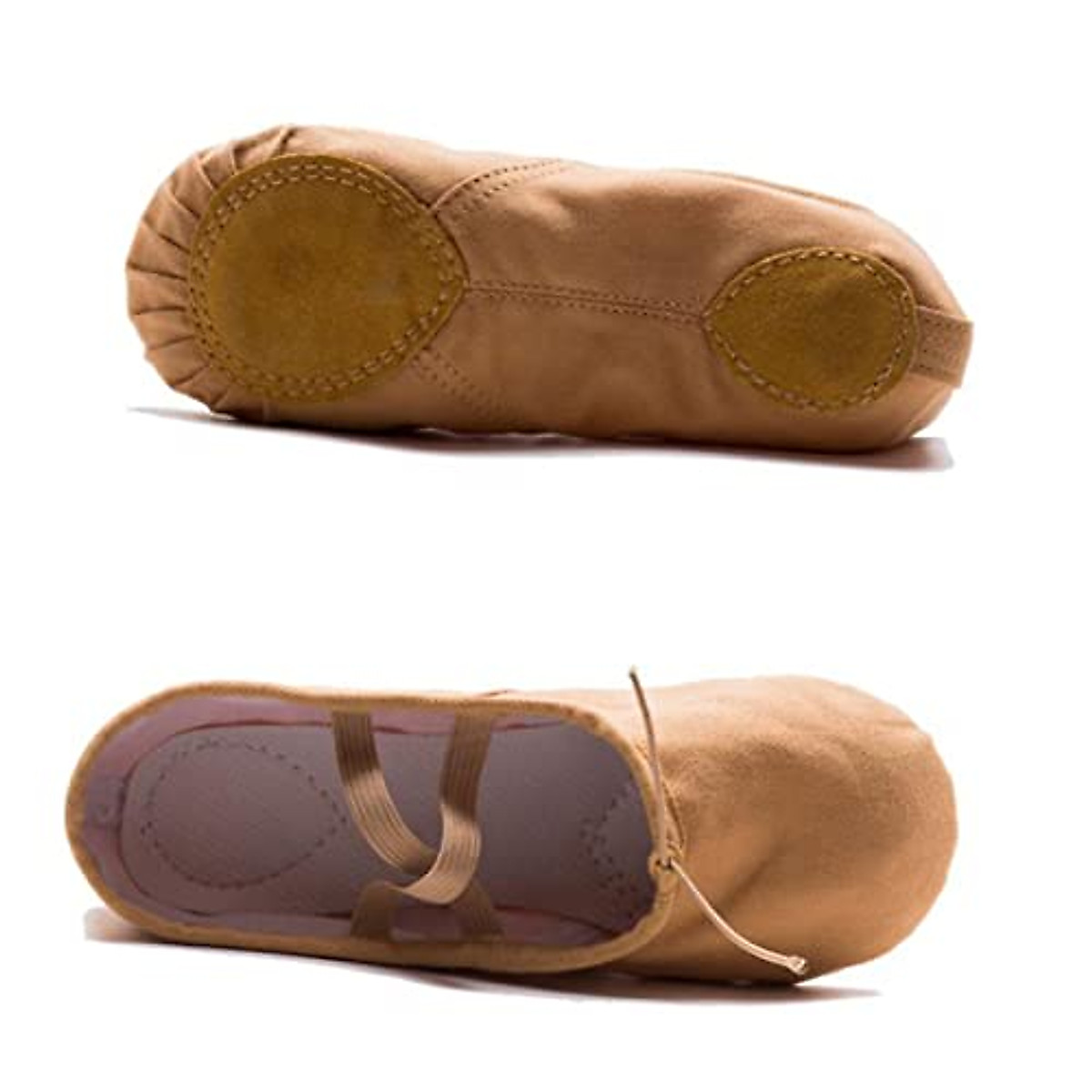 Healifty 2 Pairs Non Slip Dancing Shoes Barre Ballet Shoes Ballet Dancer Shoes Princess Ballet Shoes Yoga Shoes Stretch Canvas Ballet Slippers Shoes Elastic Practice Shoes
