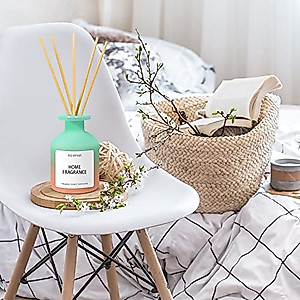 Reed Diffuser, Reed Diffuser Set, Oil Diffuser with 6 Reed Sticks for Room, for Mom, Home Fragrance Products Winds in Summer 3.4oz/100ml Valentines Day Gifts