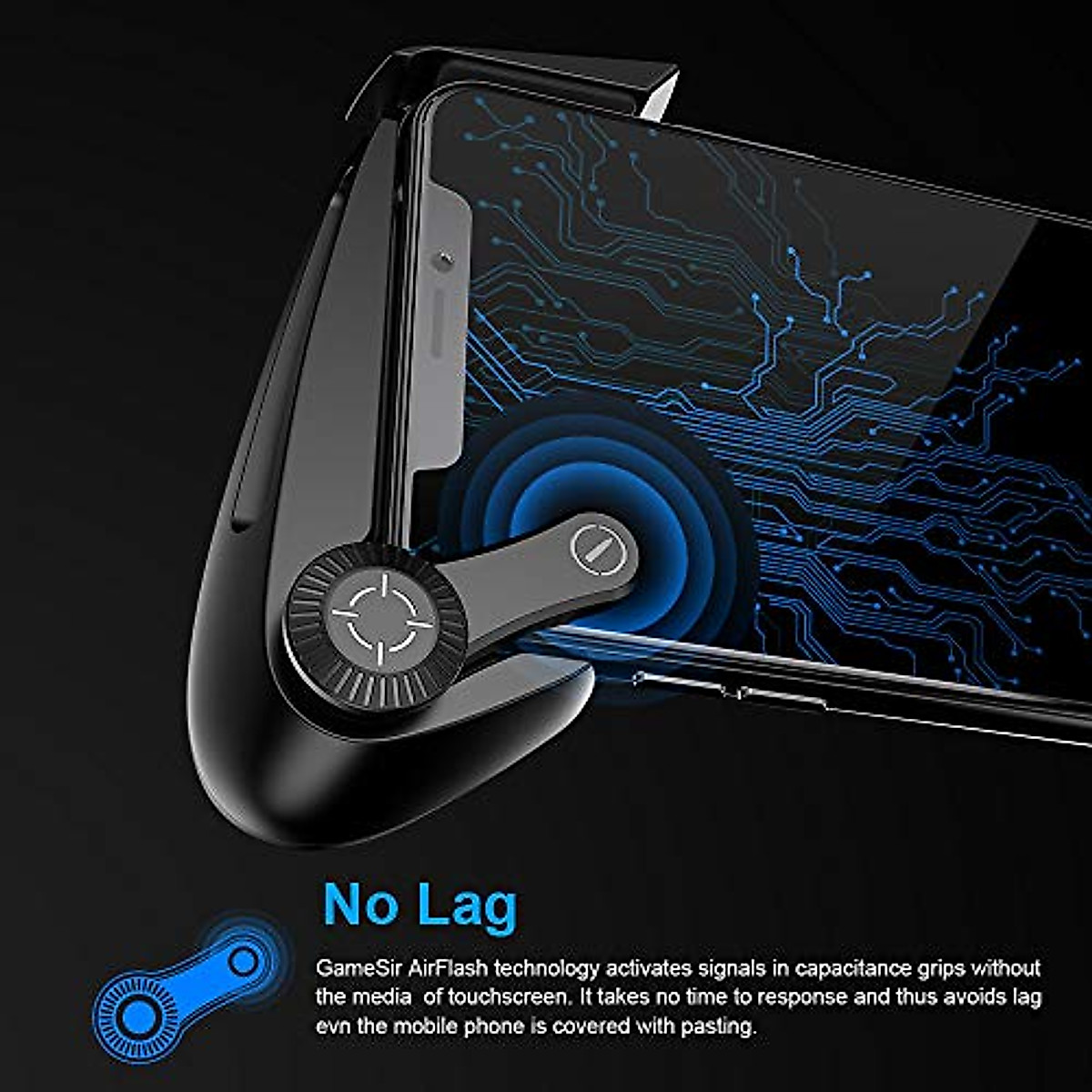 GameSir Mobile Game Controller Trigger F3 (Plus) for Android/iOS, Suitable for FPS Fortnite PUBG, No Bluetooth Needed