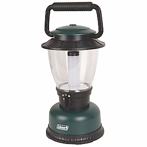 Coleman Rugged XL 700L LED Lantern, Water & Impact Resistant, with 2 Light Settings for Camping, Emergencies, Power Outages, Home Use; Powered by D-cell Batteries or CPX 6 Cartridge