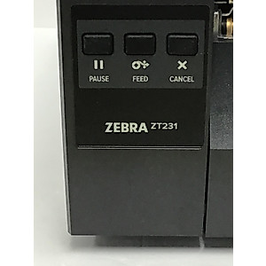 ZEBRA ZT23142-T01000FZ, ZT231 Upgraded Version of ZT230 Thermal Transfer Industrial Printer, 203 dpi Print Width 4 in Ethernet Bluetooth Serial USB, Includes: Touch Display, Tear Bar