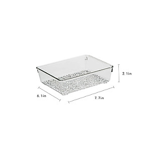fontal Refrigerator Organizer and Storage Bins -3pcs Clear Plastic Bins For Fridge, Freezer, Kitchen Cabinet, Pantry Organization, BPA Free Fridge Organizer