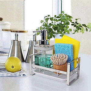 YZYDF Kitchen Sink Sponge Rack Space Saving Practicial Storage Stand Rack Holder for Brushes and Supplies