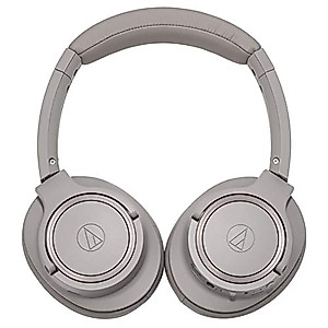 Audio-Technica ATH-SR50BT Bluetooth Wireless Over-Ear Headphones, Brown-gray