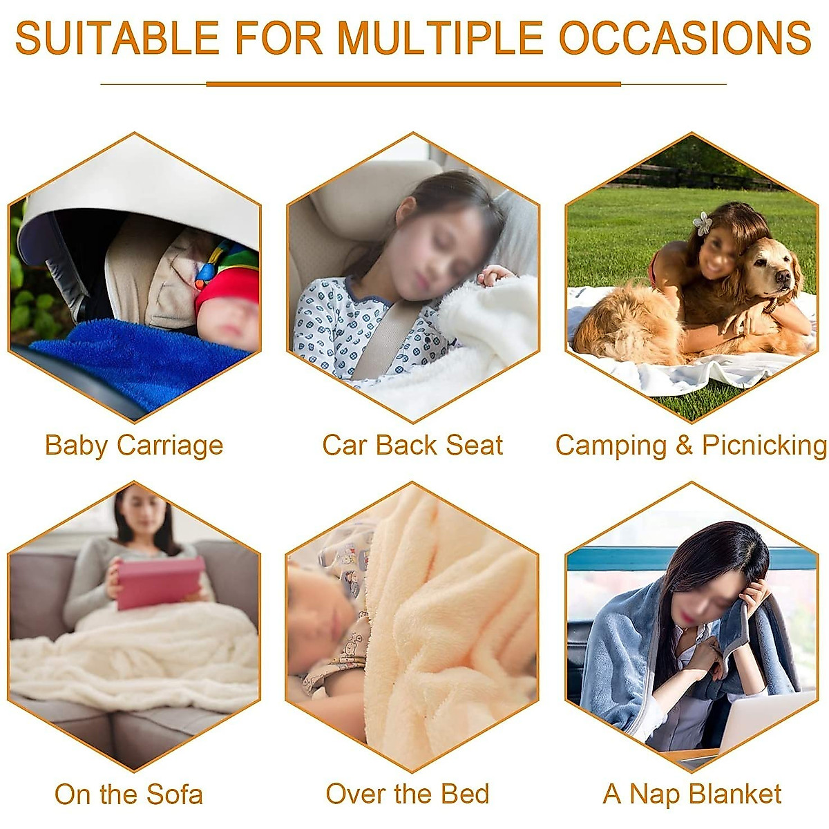 XOZOTY Personalized Yellow Daisies Baby Blanket with Name Text Custom Newborns Infants Swaddling Blankets for Boys &Girls Shower Birthday Gift 30 X 40 inches