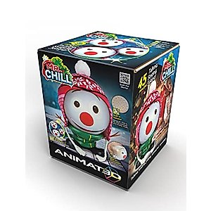 ANIMAT3D Mr. Chill Talking Animated Snowman with Built in Projector & Speaker Plug'n Play