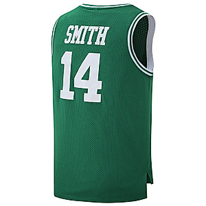 Kobejersey 14 Bel Air Academy Basketball Jersey S-XXXL (Green, XL)