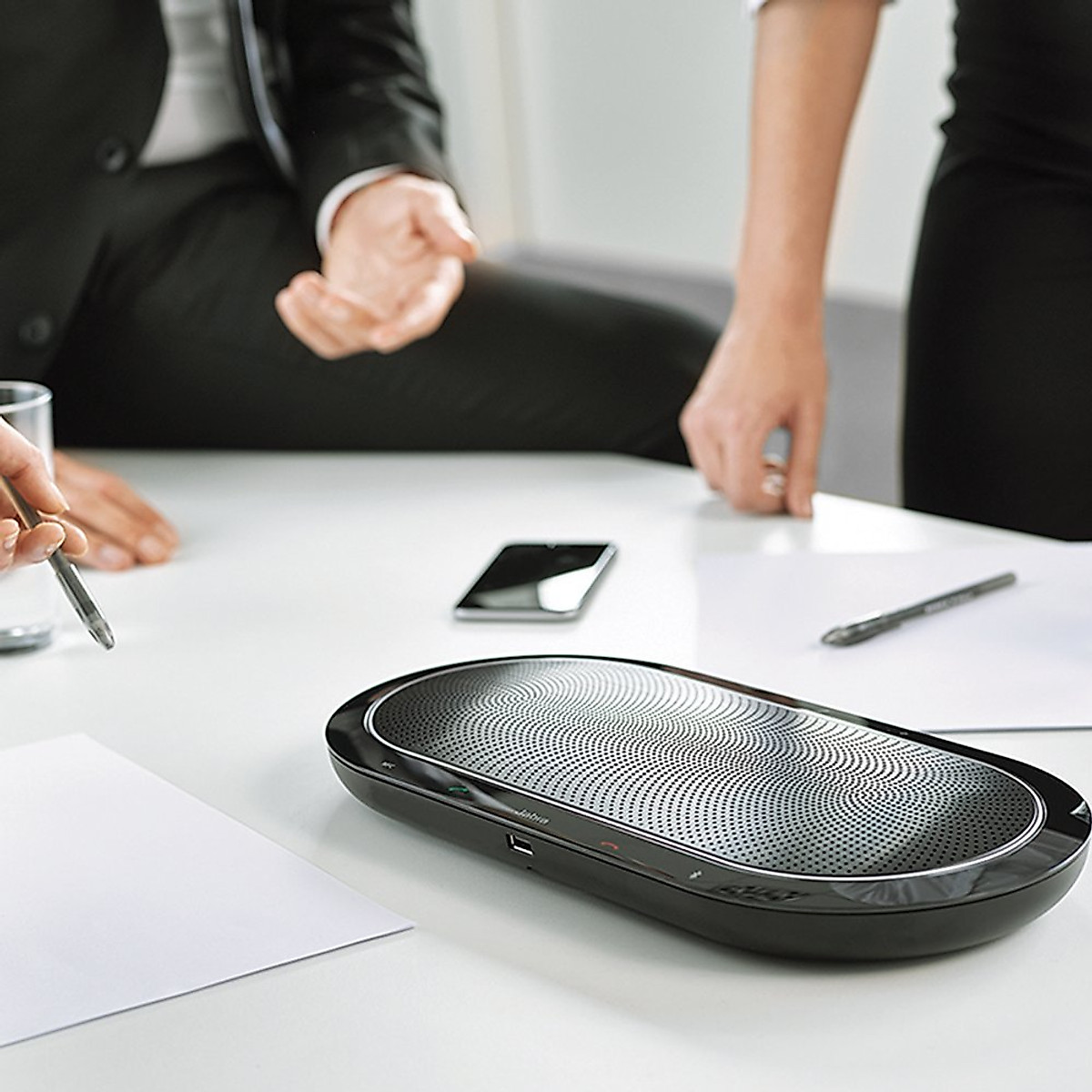 Jabra Speak 810 UC Wireless Bluetooth Speakerphone - Portable Conference Speaker with Superior Audio for Larger Conference Calls, Quick Set-Up - Certified for Zoom & Google Meet