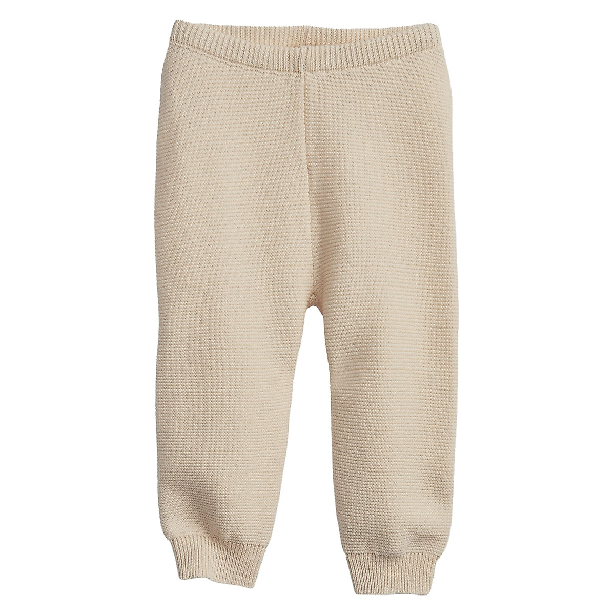 GAP Unisex Baby Bear Garter Pants, French Vanilla, 0-3 Months US