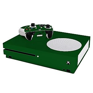 Forest Green - Vinyl Decal Mod Skin Kit by System Skins - Compatible with Microsoft Xbox One Slim (XB1 Slim)