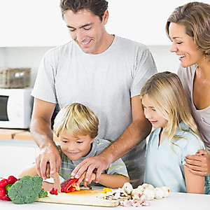 Ufandia Wooden Kids Knife, Children Kitchen Wooden Knife for Cooking Safe Kitchen Tools for Toddlers, Crocodile Wooden Knives for Cutting Fruits, Salad and Vegetables, Safe Knife for Kids Beginner