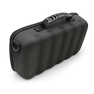 CASEMATIX Hair Clipper Barber Case Holds Three Electric Clippers, Hair Buzzers, Trimmers, T Finisher Liner - Travel Case for Clippers, Stylist and Hair Cutting Supplies