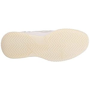 adidas Women's Adizero Ubersonic 4.1 Sneaker, White/Silver Metallic/Grey, 7.5