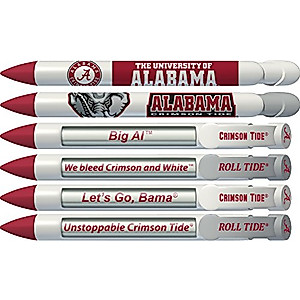Greeting Pen College Pens- Alabama Crimson Tide Braggin' Rights Rotating Message 6 Pen Set 20502