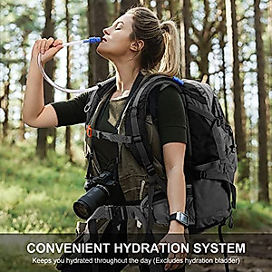 HOMIEE 35L Hiking Backpack Water Resistant Outdoor Sports Travel Daypack Lightweight Camping Climbing Hunting Bags with Rain Cover