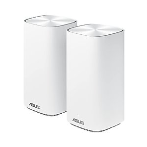 ASUS CD6 2.5 Gigabit Ethernet, 5 Gigabit Ethernet Wired Router - White, 2 Pack