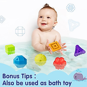 Ouji Baby Toys 6 to 12-18 Months Girl Gifts,Montessori Toys for 1 Year Old Boy Girl Gifts,Shape Sorter Sensory Toys for Toddlers 1-3,Birthday Baby Gifts for 6-12 Months Boy Toddler Girl Toys Age 1-2