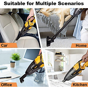 120W Cordless Handheld Vacuum Cleaner for DeWALT 20V 60V Max Battery (Battery NOT Included) Portable for Hard Floor Carpet Car Pet Hair Cleaning