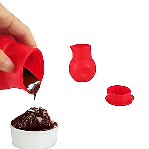 3 Pieces of Chocolate Melting Furnace, Microwave Oven Melter, Can be Used for Butter, Cheese, Candy, Sauce and Caramel, Mold to Melt Chocolate
