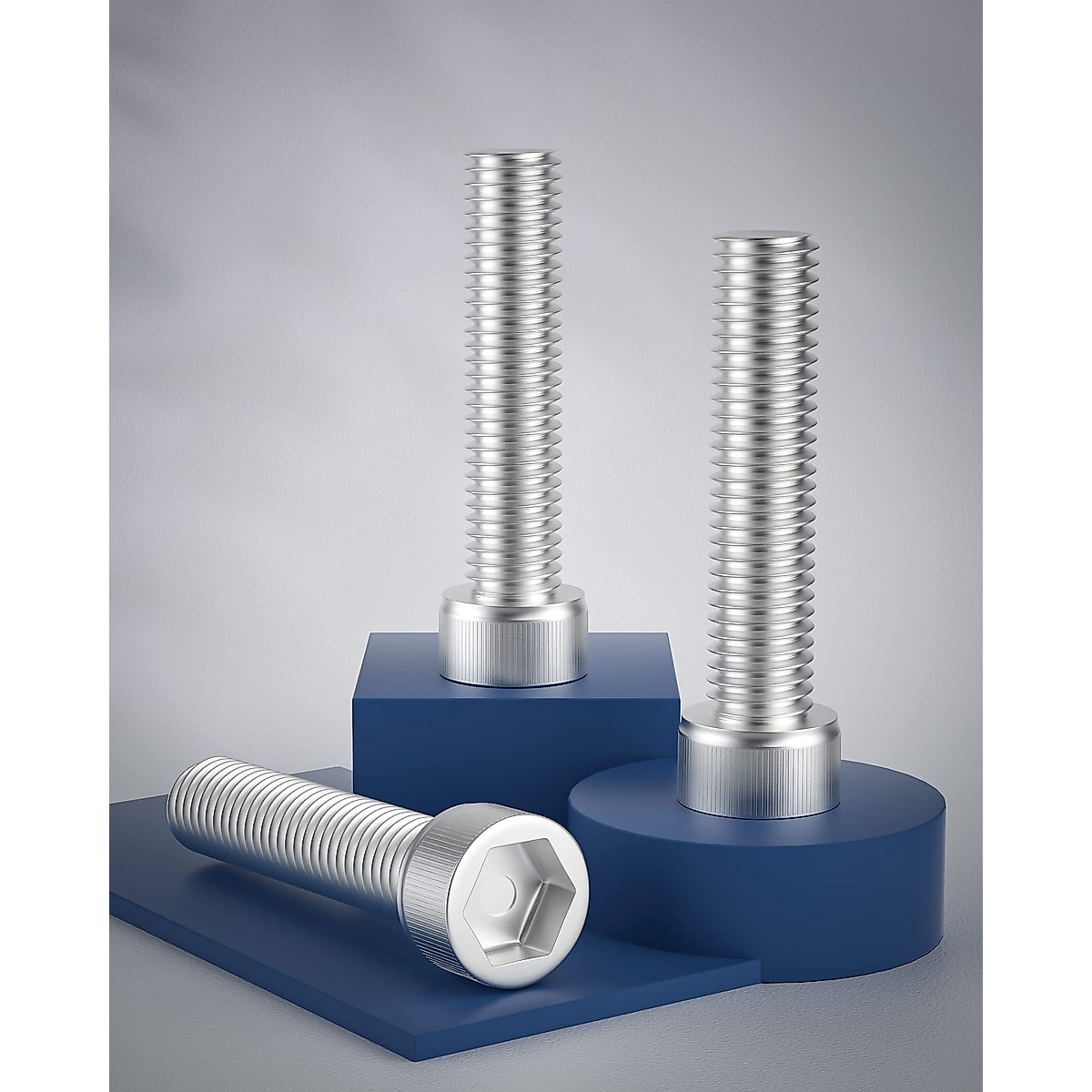 5/16-18 x 1-3/4" Socket Head Cap Screws Bolts, Allen Socket Drive, Stainless Steel 18-8 (304), Full Thread, 25 PCS