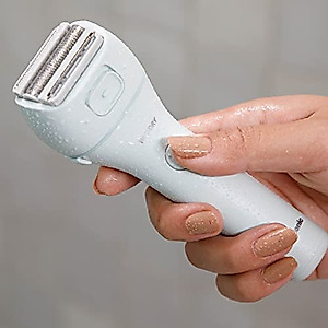 Panasonic Close Curves Electric Razor for Women, Cordless 3-Blade Shaver with Pop-Up Trimmer, Wet Dry Operation - ES-WL60-G (Mint)