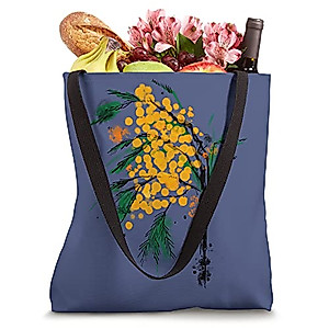 Watercolor mimosa flower Tote Bag