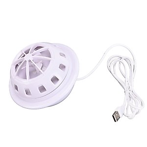 Mini Ultrasonic Dishwasher, Kitchen Sink Fruit Dishwasher for Home Business Travel College Room RV Apartment(white)