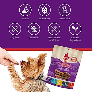 Plato Pet Treats Air Dried Dog Treats Lamb Mini Thinkers Sticks, Natural Dog Treats, Real Meat, Air Dried, Made in the USA, 6oz