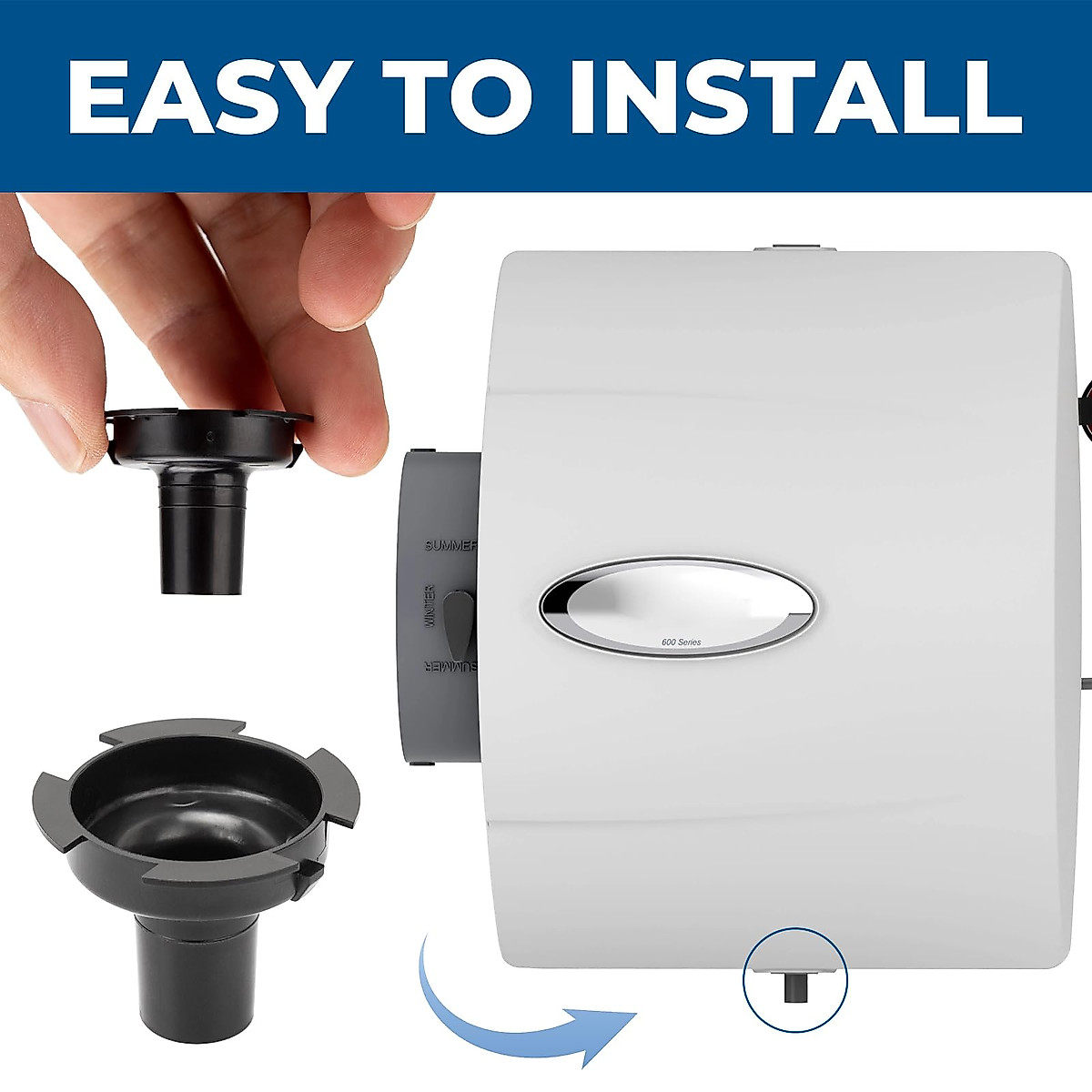 4223 Drain Spud Replacement for Aprilaire Humidifier Filter 500, 500A, 500M, 600, 600A and 600M Humidifier Parts & Accessories