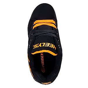 Heelys Kids Propel Skate Shoe, Black/Orange, 5