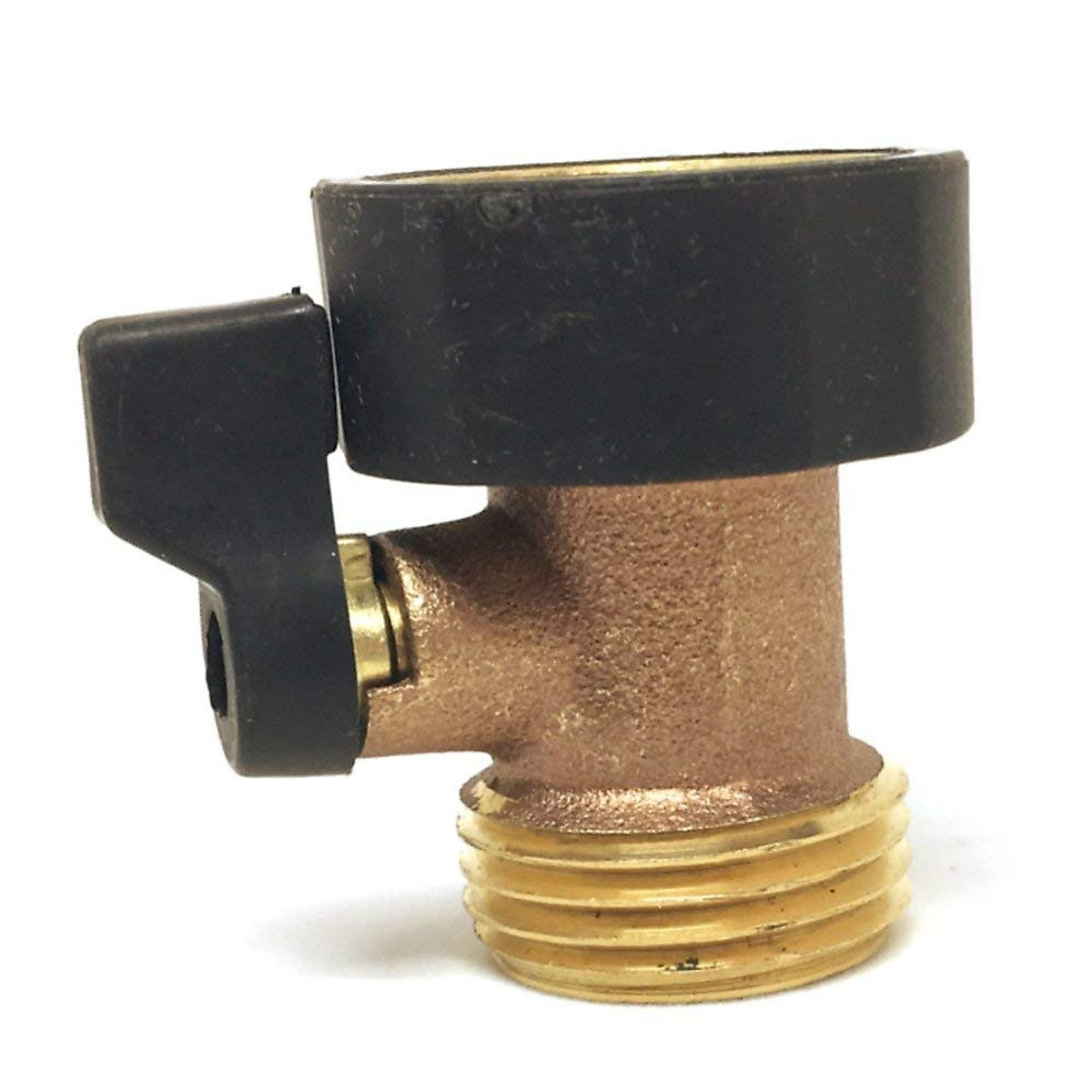 The World’s Best Water Shut Off Valve – Garden Hose Ball Valve Connector – Adjustable Shut Off, High Flow, Leak-Proof – Heavy Duty Solid Brass Watering Extender