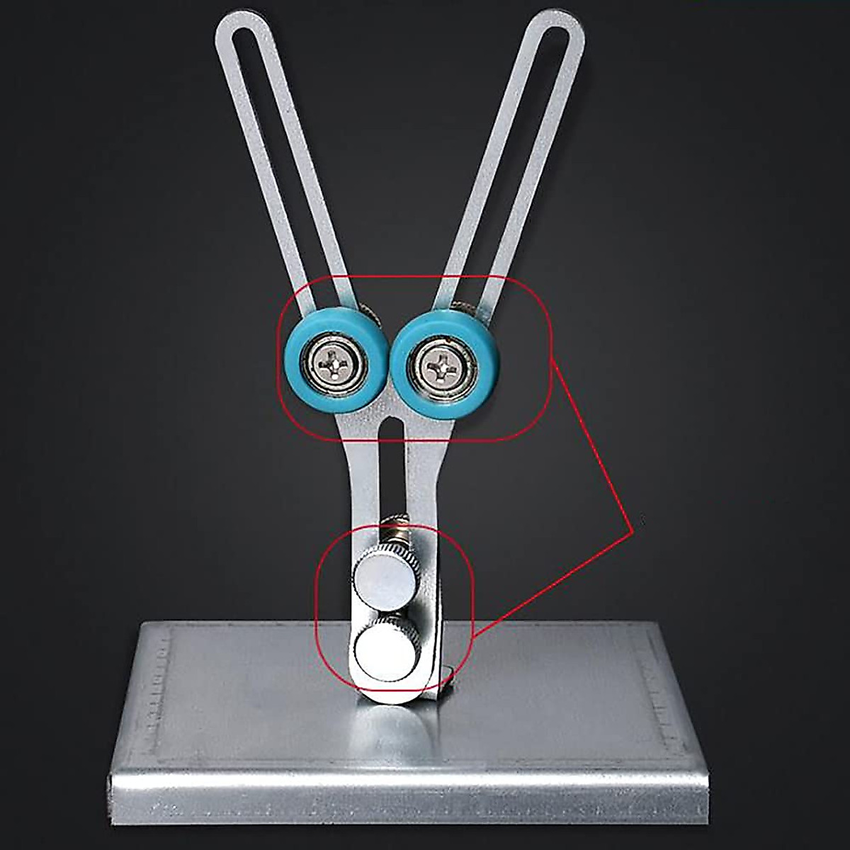 iDili Portable Fishing Rod Repair Machine Winding Epoxy Glue Machine DIY Lure Rod Modified Building Machine Electric Fishing Rod Building Winding Machine 0-60RPM (Type B)