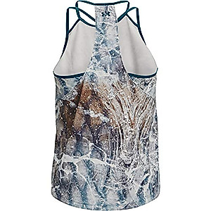 Under Armour Iso-chill Strappy Tank, Realtree Cov3 (989)/Legion Blue, Large