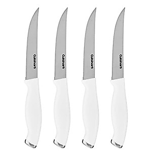 Cuisinart 12 Piece White Knife Block Set, Color Pro, C77SSW-12P