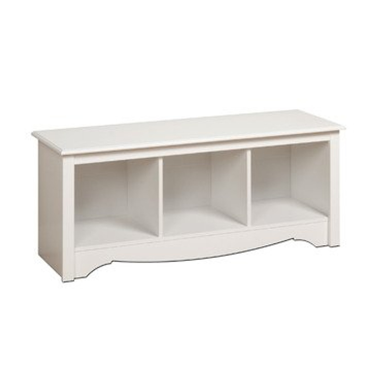 Prepac Cubbie Bench, White