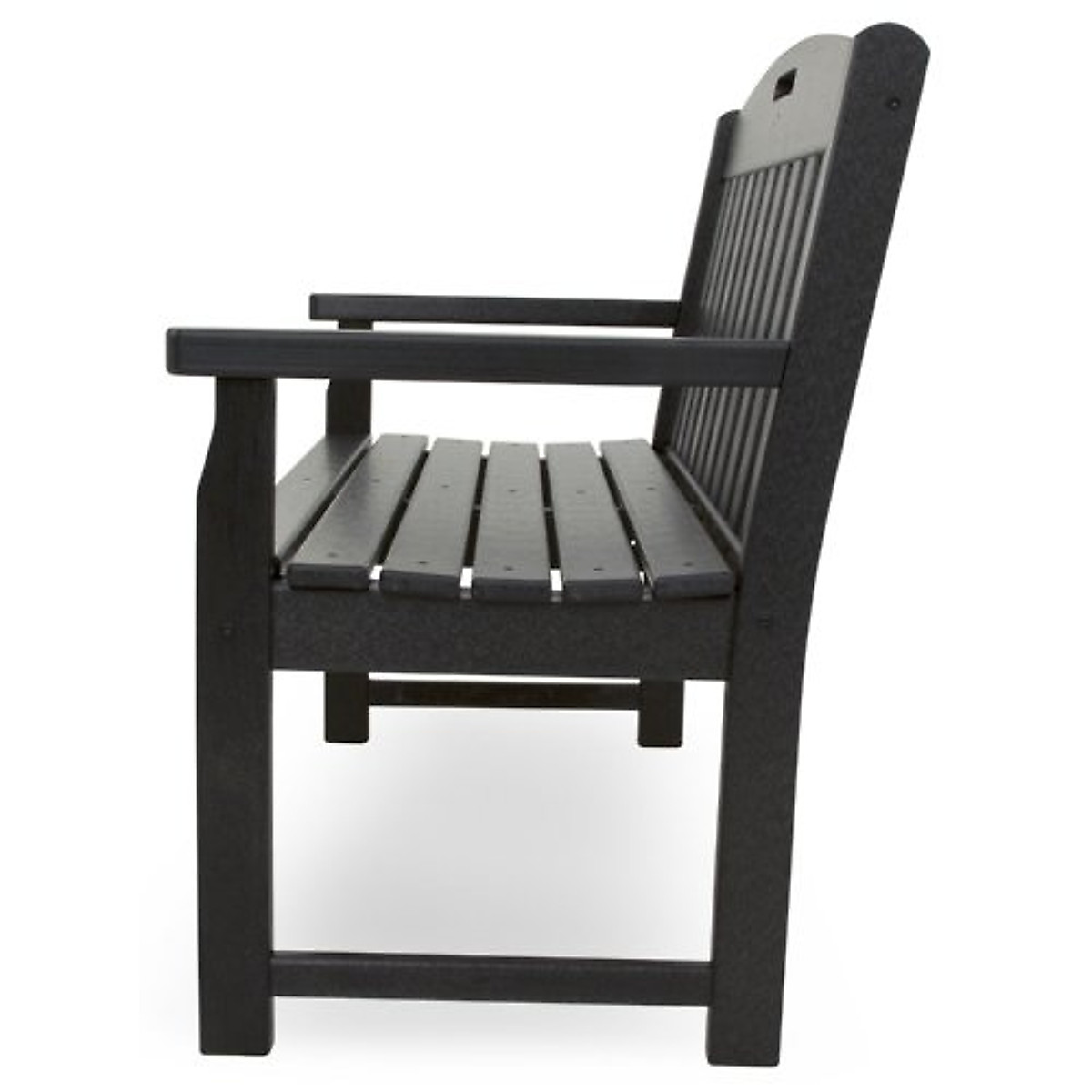 Trex Outdoor Furniture TXB48CB 48-Inch Yacht Club Bench, Charcoal Black