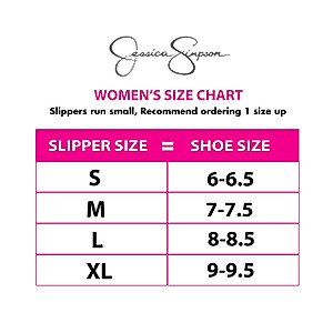 Jessica Simpson Women's and -Girls Microsuede Super Soft Bootie Slippers with Indoor Outdoor Sole, Cinnamon, Large