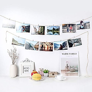 20/50/100pcs Transparent Clips,Spring Hanging Clips Clothes Plastic Clamp Line Clips Clothespins for Photos Cloth Paper(3.4cm 20pcs)