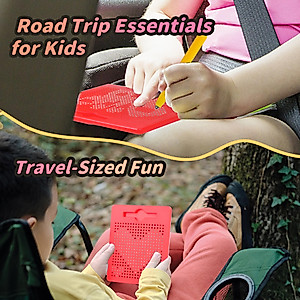 MAGBLOCK Magnetic Drawing Board Kids Writing Pad with Magnet Pen, Portable Educational Toys for Toddlers Kids Boys and Girls,Gifts Ideal for Travel and Road Trips (8.58in x6.89in)