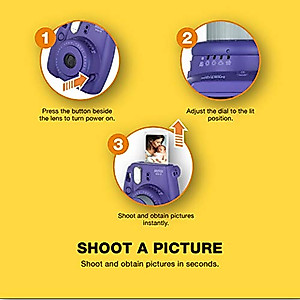 Fujifilm Instax Mini 8 Instant Film Camera (Grape)