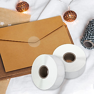 1 inch 1000 Pcs Clear Circle Package Seals Stickers Envelope Seals for Mailing, Misofuki Transparent Round Wafer Seal Labels Envelope Tab Sealer and Retail Package Self Adhesive Seal Label Sticker