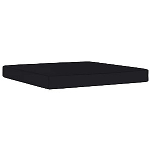 imasay Floor Pallet Cushion 23.6"x23.6"x2.4" Black Fabric
