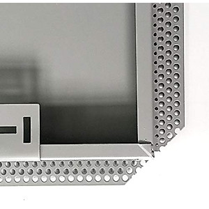 Access Door 10" X 10" Steel Access Panel Door with Plaster Bead Frame for Wall/Ceiling Application with Slotted Lock - [Outer Dimensions: 11" Width X 11" Height]