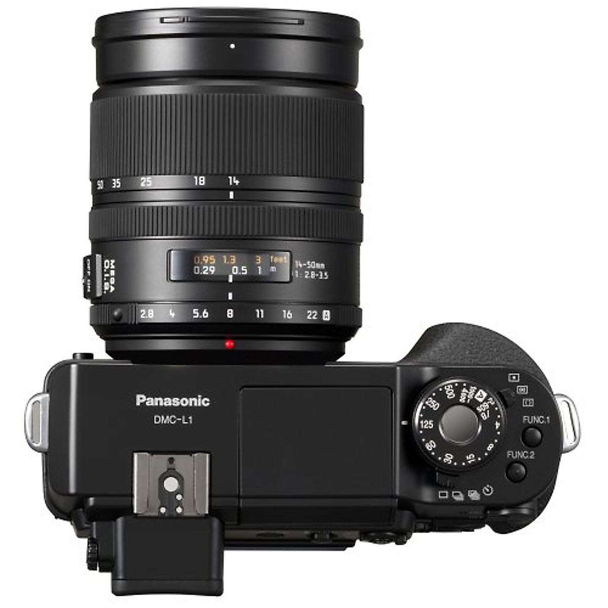 Panasonic DMC-L1 7.5MP Digital SLR Camera with Leica 14-50mm f2.8-3.5 Mega O.I.S. Lens