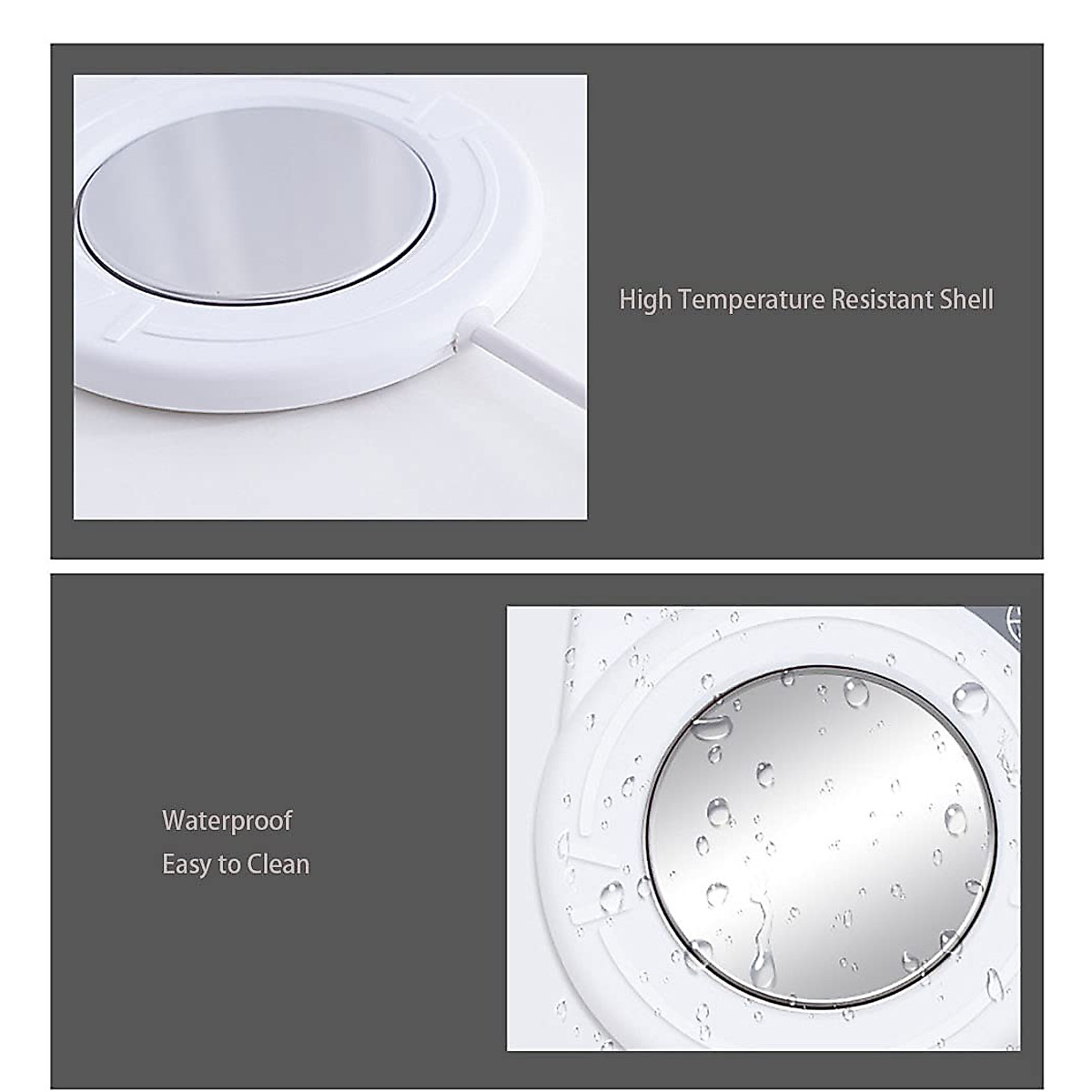 USB Coffee Mug Warmer, Coffee Cup Warmer for Desk Electric Cup Warmer Plate Tea Milk Candle, Beverage Warmer Heated Plate for Office Home Use and Best Gift for Coffee Lovers(Up to 131F/55C)