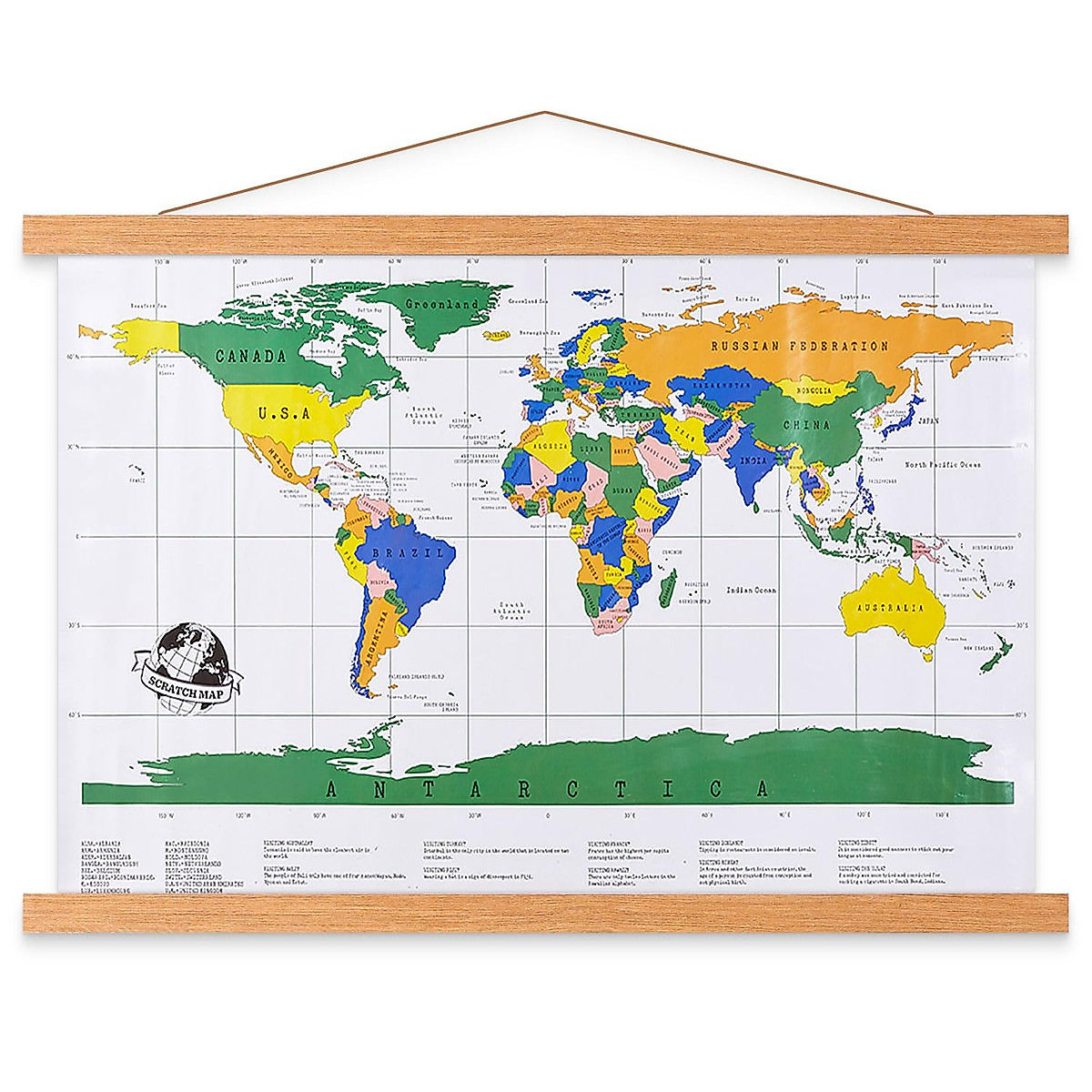 Benjia 16x20 16x24 Poster Frame, Magnetic Light Wood Wooden Frames Hanger Hanging Kit for Photo Picutre Canvas Artwork Art Print Wall Hanging (1 Pack, 16")