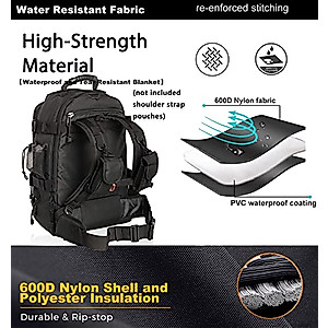 WolfWarriorX Tactical Backpack for men Military Army Expandable 3 Day Pack for Camping Hiking